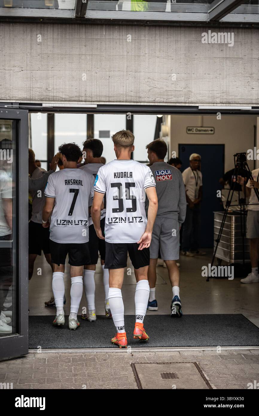 Ulm, Deutschland. 19th July, 2025. 19.07.2025, Fussball, Saison 2025/2026, 3. Liga, Schweizer ...