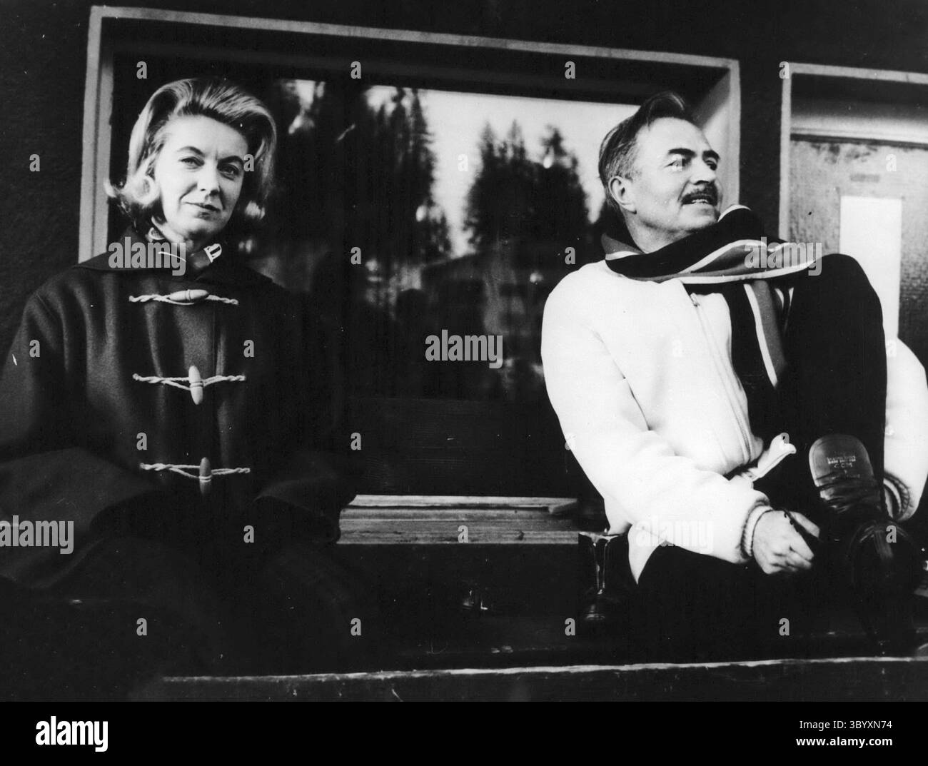 Dec. 12, 1968 - James Mason on Holiday at champ Sun Sierre - With ...
