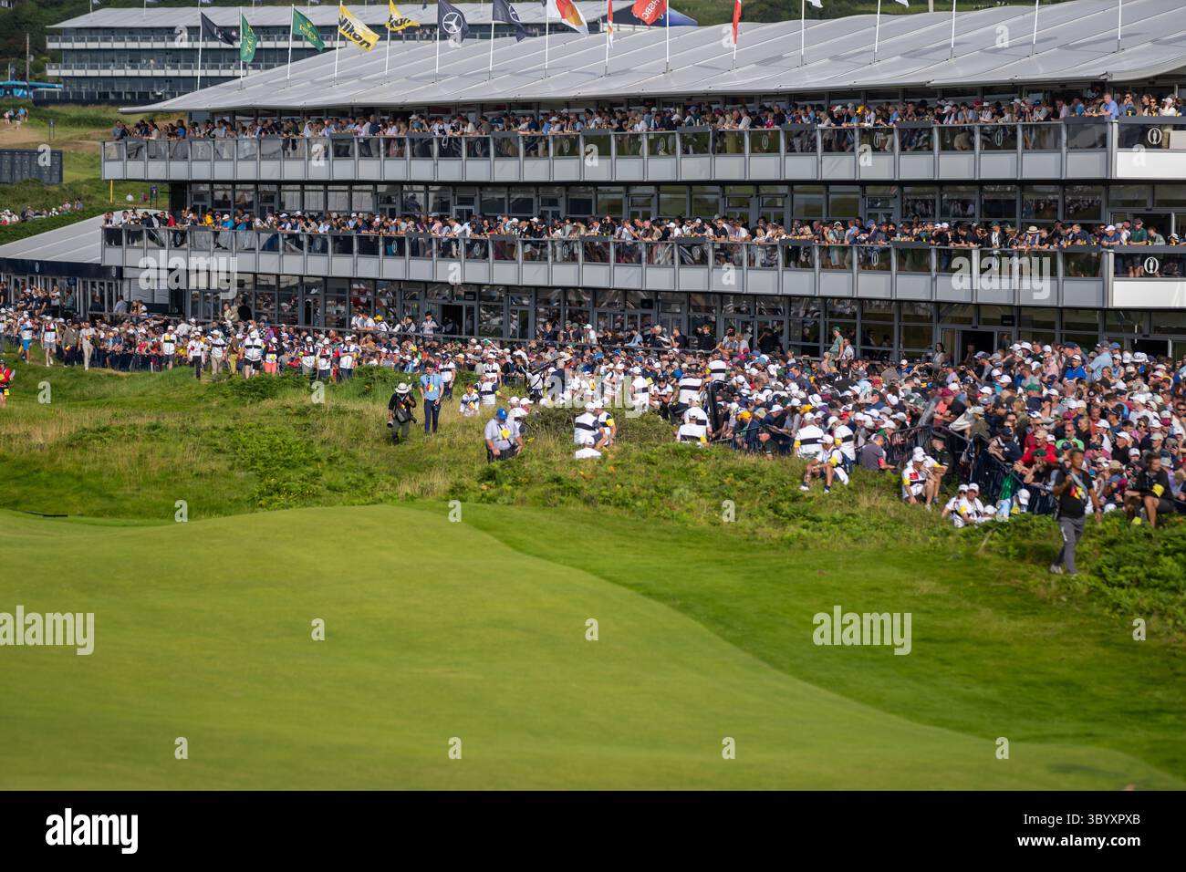 Portrush, Ireland. 20th July 2025. Huge crowds on the final day of ...