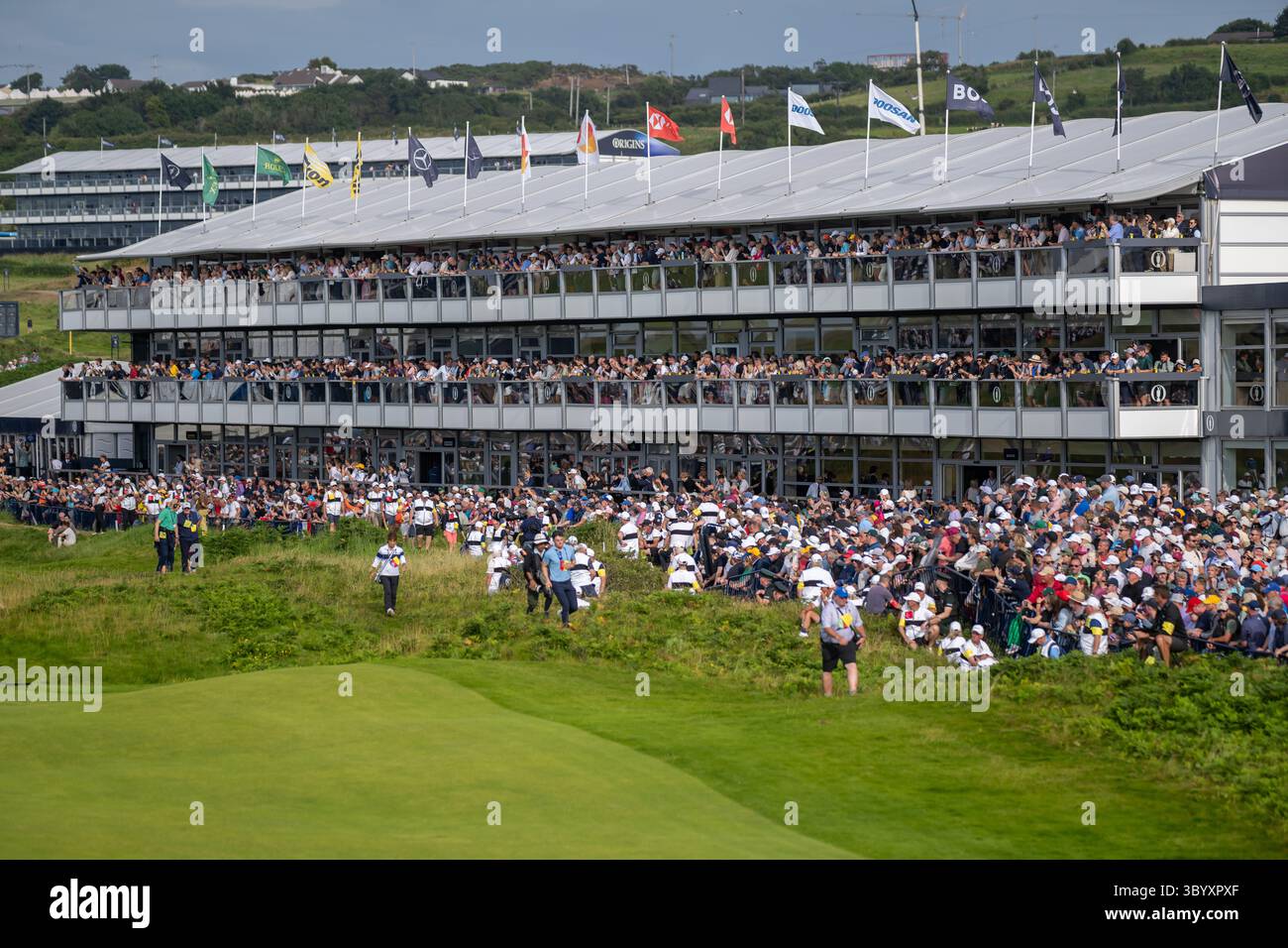 Portrush, Ireland. 20th July 2025. Huge crowds on the final day of ...