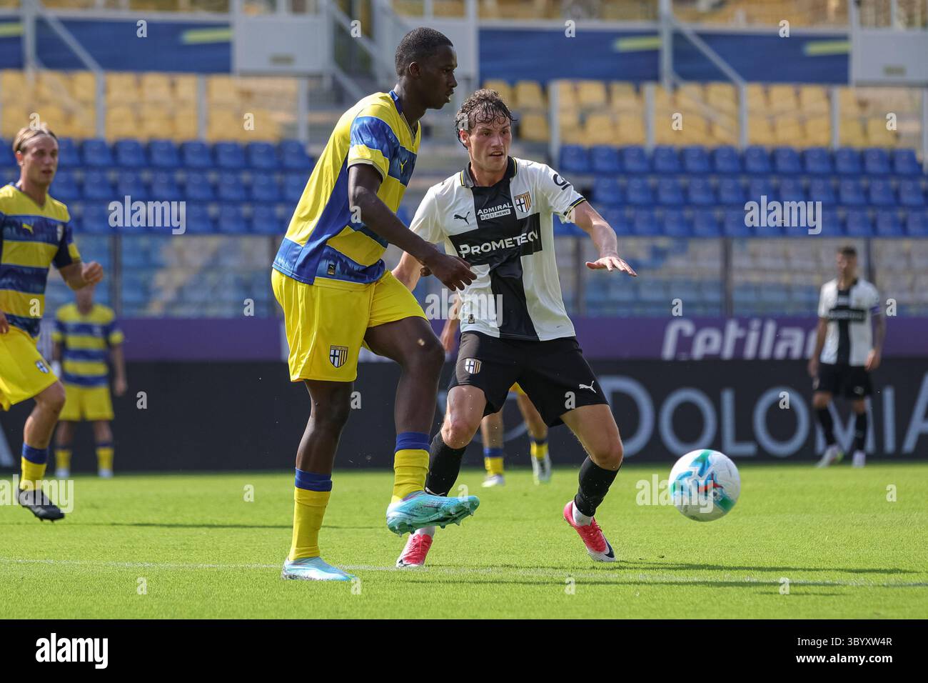 Tjas Begic (Parma Calcio) in action during Parma Calcio vs Parma Calcio ...