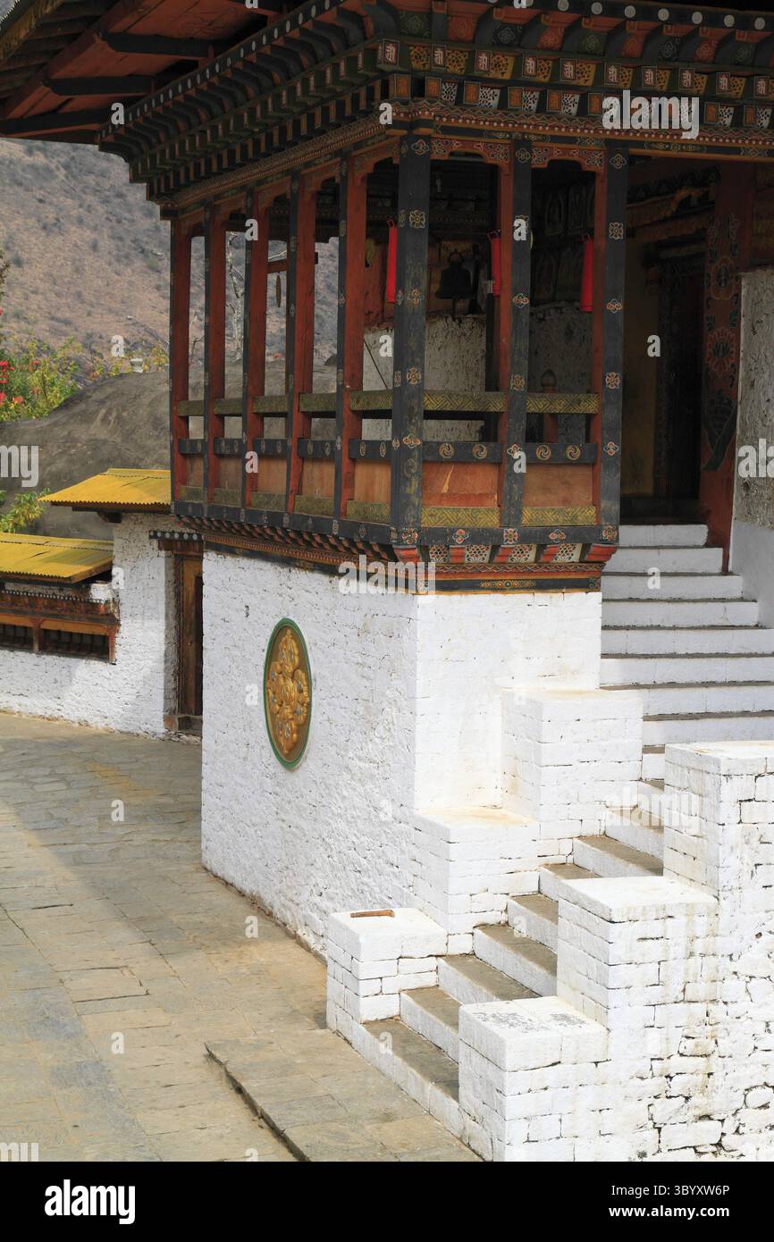 Gom Kora monastery near Trashigang, eastern Bhutan, Bhutan Stock Photo ...