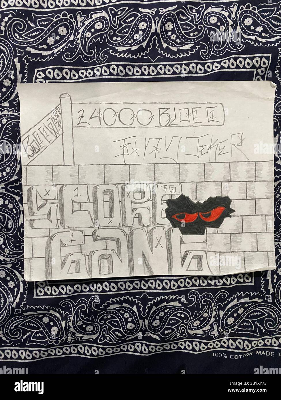 American crip drawings hi-res stock photography and images - Alamy