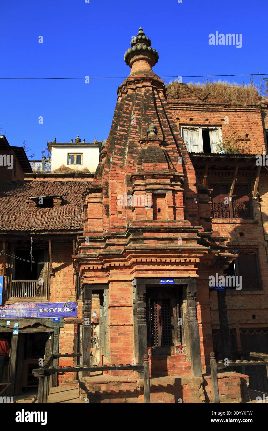 Panauti is one of the oldest towns in Nepal, Nepal Stock Photo - Alamy
