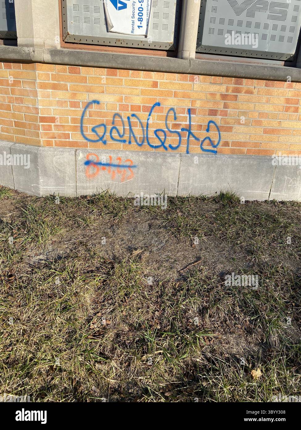 ScoreGang Crips graffiti in Detroit’s 48219 ZIP (W7M ETGC = Evergreen ...