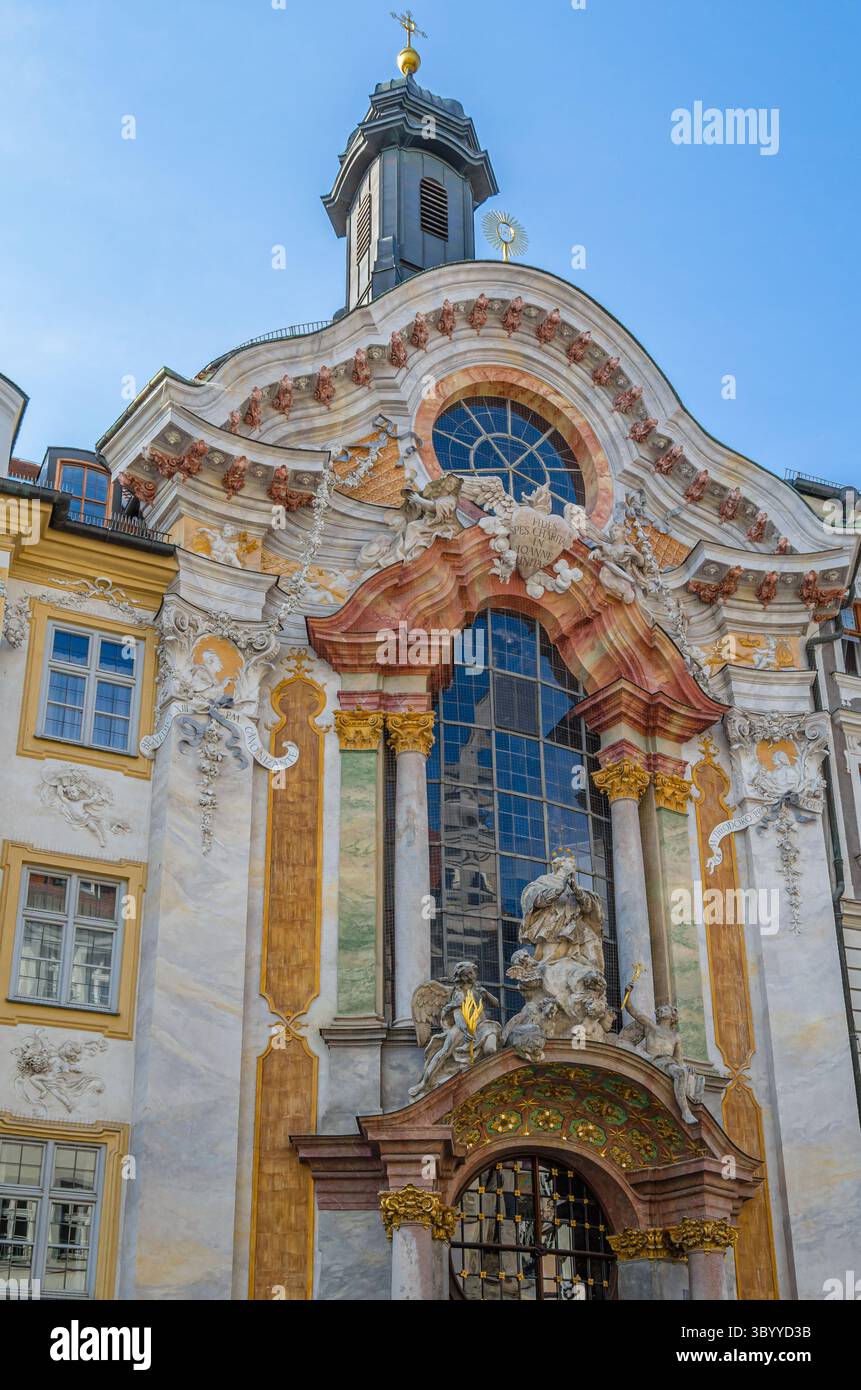 Baroque St. Johann Nepomuk Church, known as the Asam Church (Asamkirche ...