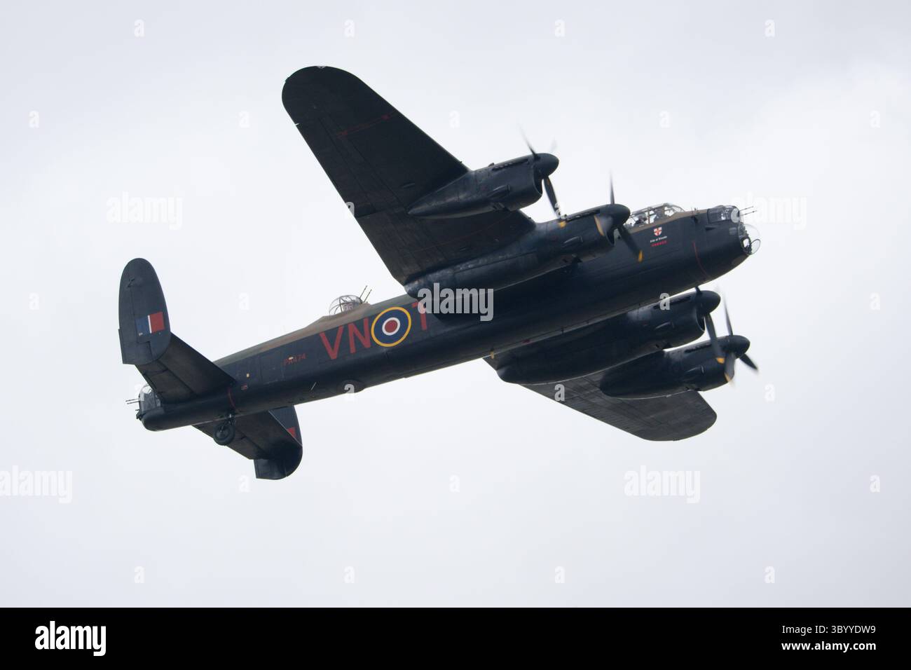Avro Lancaster Battle of Britain flypast at Royal International Air ...
