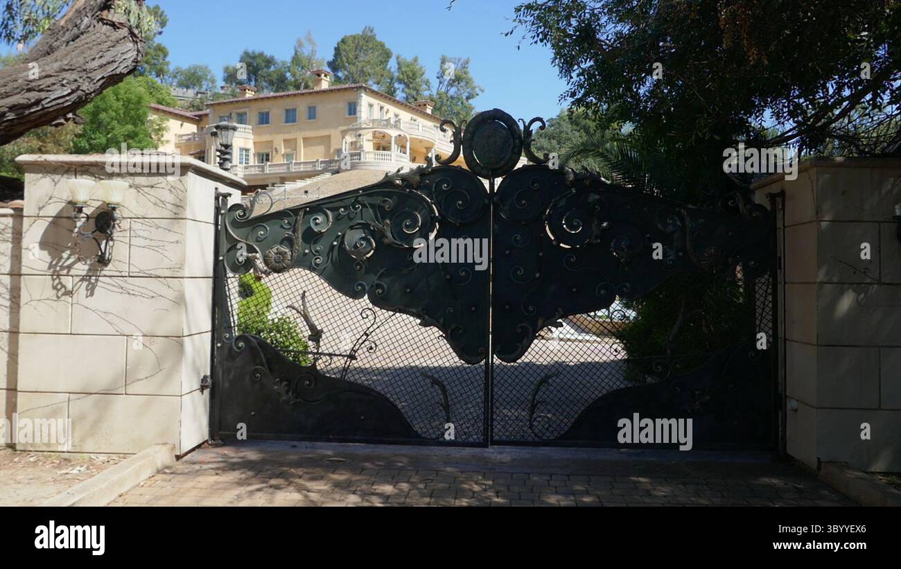 Encino, California, USA 2nd July 2025 Actor John Wayne Former home at ...