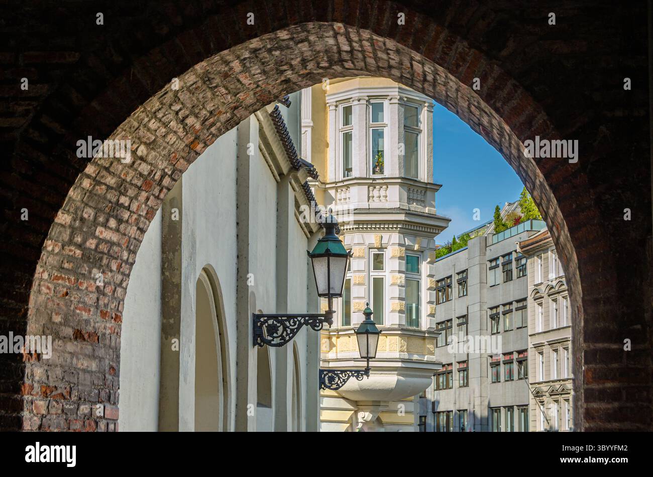 The Sendlinger Tor (Sendling Gate), a Gothic city gate in the historic ...