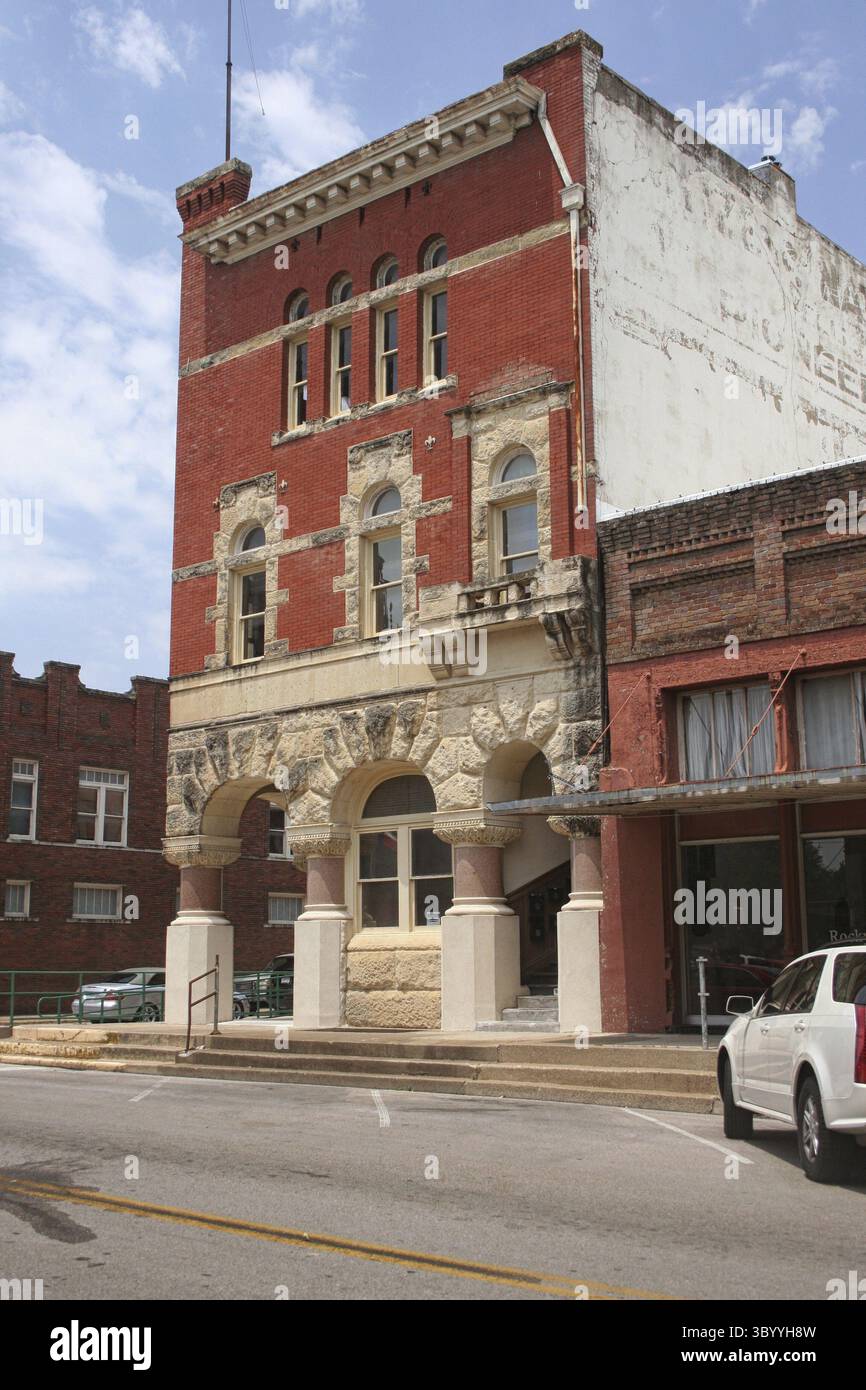 Waxahachie Texas, Historic Downtown Building Eastern Texas Stock Photo ...