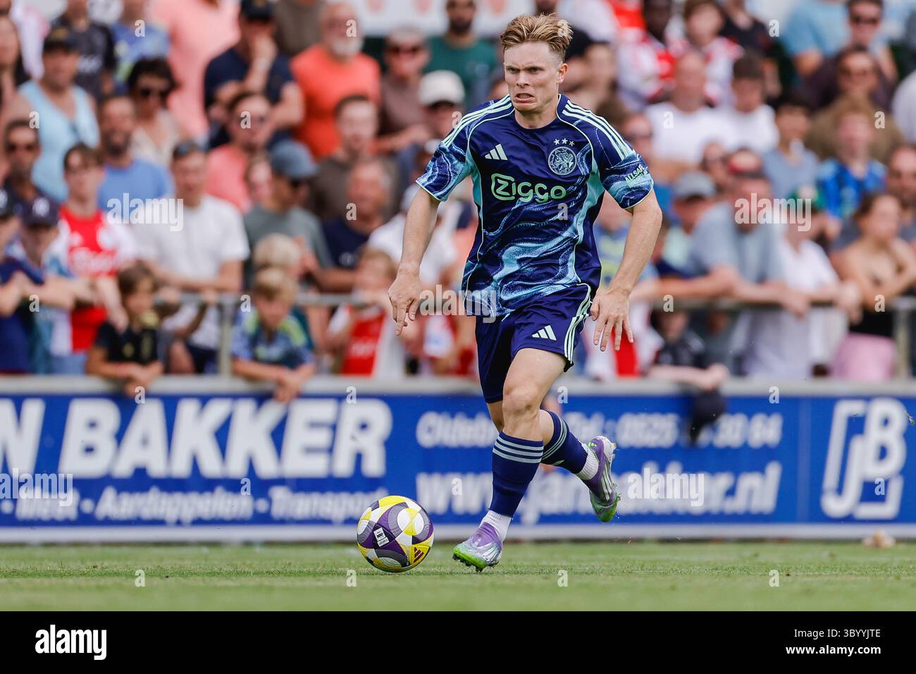 Oldebroek - Oliver Edvardsen of Ajax during a friendly match in ...