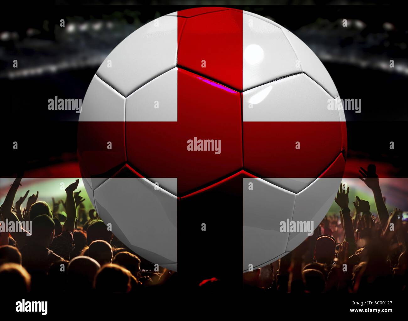 Flag england english qatar hi-res stock photography and images - Alamy