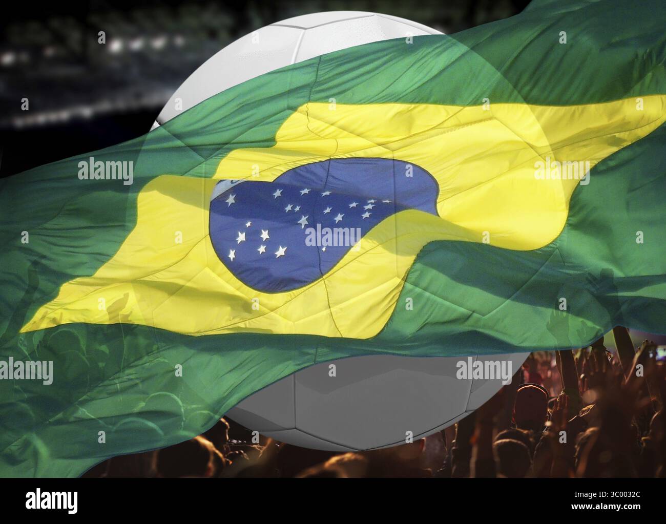 Football fans brazil hi-res stock photography and images - Alamy
