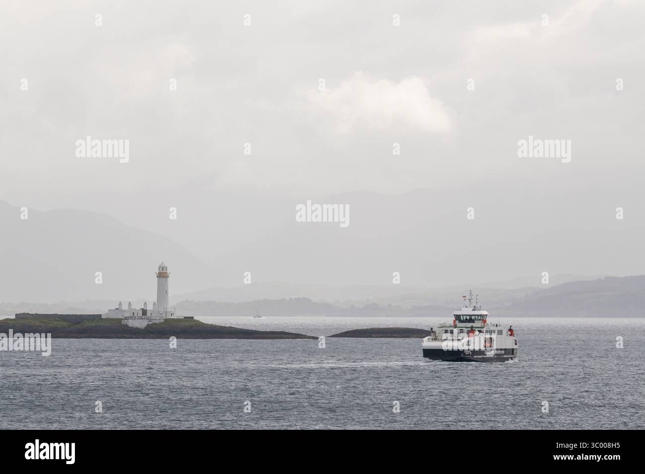 The MV Loch Frisa, a Caledonian MacBrayne Car Ferry, Passing the ...
