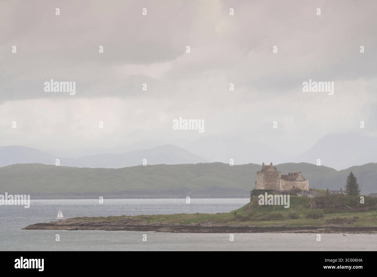 Duart Castle, a Visitor Attraction on a Peninsula on the Isle of Mull ...