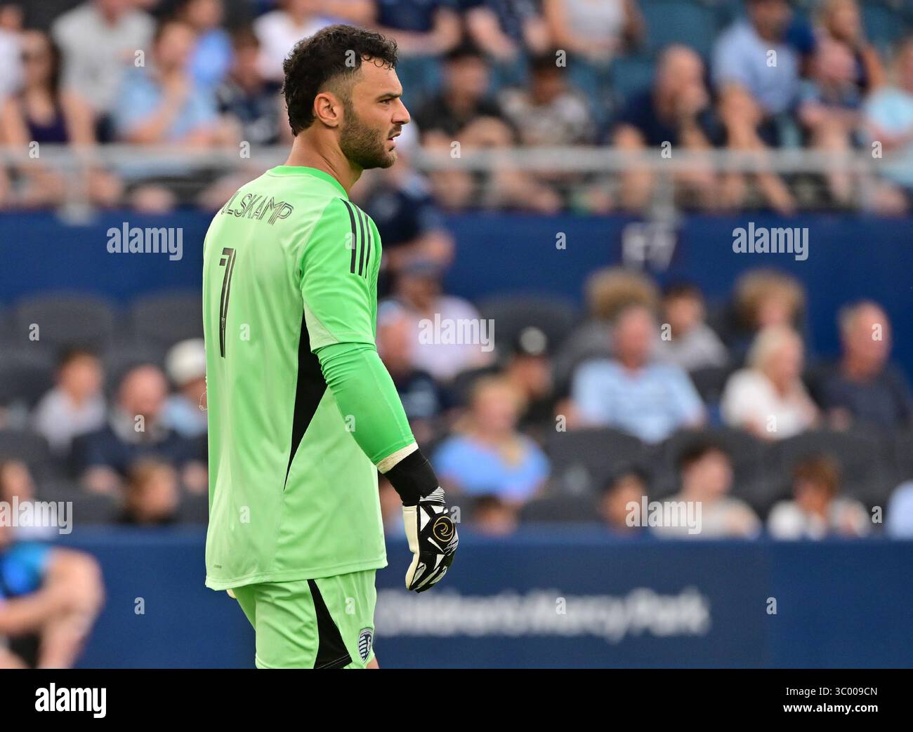 Sporting Kansas City goalkeeper John Pulskamp (1). New York FC and ...