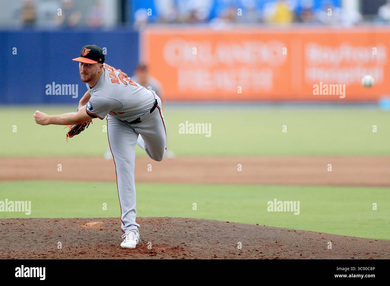 TAMPA, FL - JUL 20: Baltimore Orioles Pitcher Trevor Rogers (28 ...