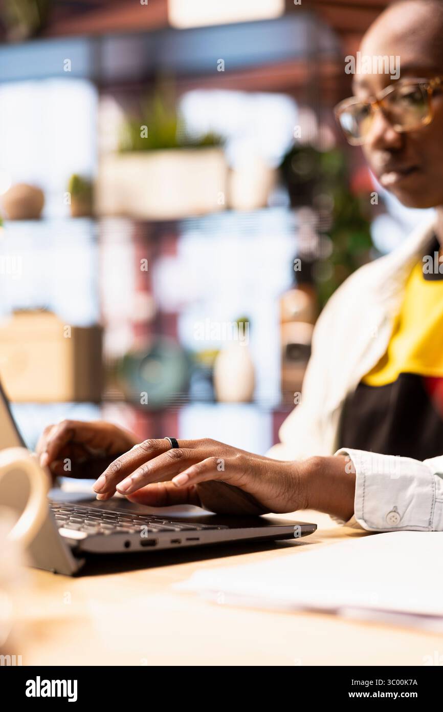 Employee desk completing spreadsheets hi-res stock photography and ...