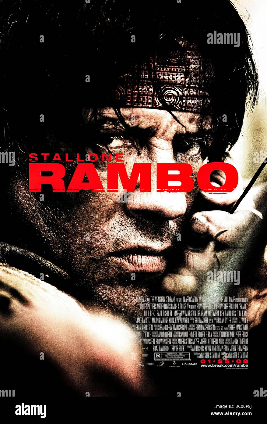 Rambo (2008) directed by Sylvester Stallone and starring Sylvester Stallone, Julie Benz and ...