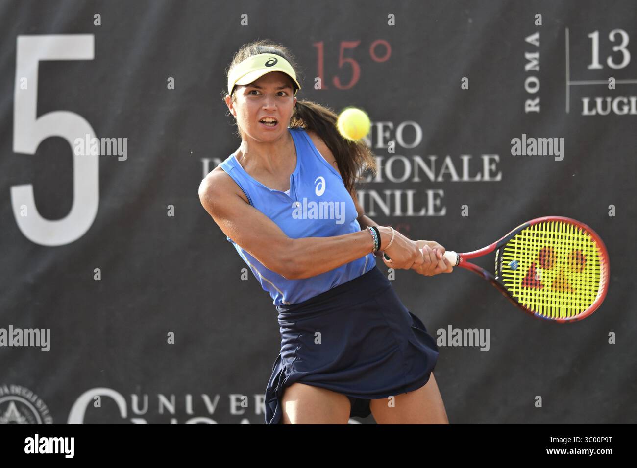 Petra Marcinko (CRO) during the final match of tournament against ...