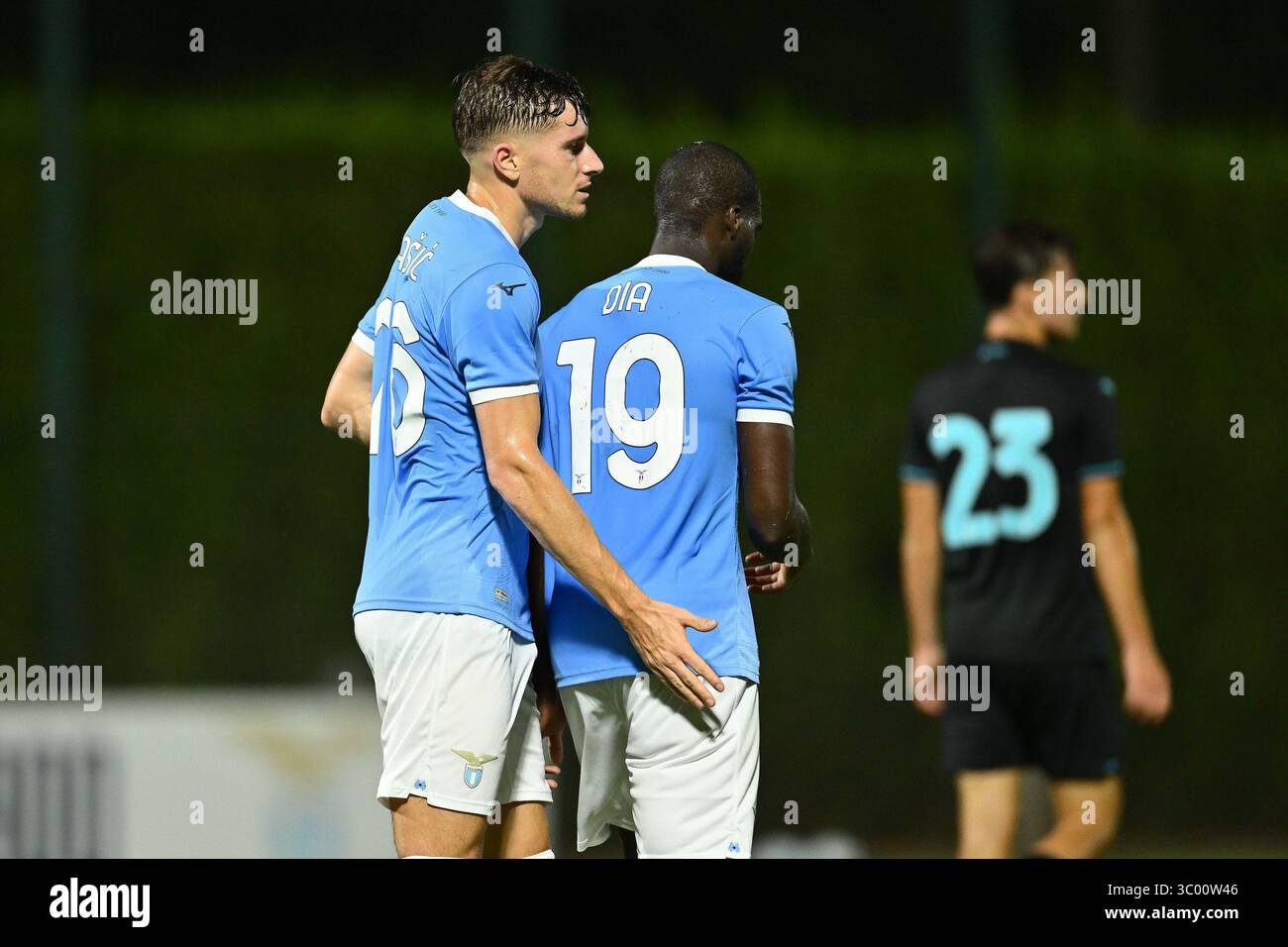 Toma Basic celebrates after scoring the goal of 3-0 during the friendly ...