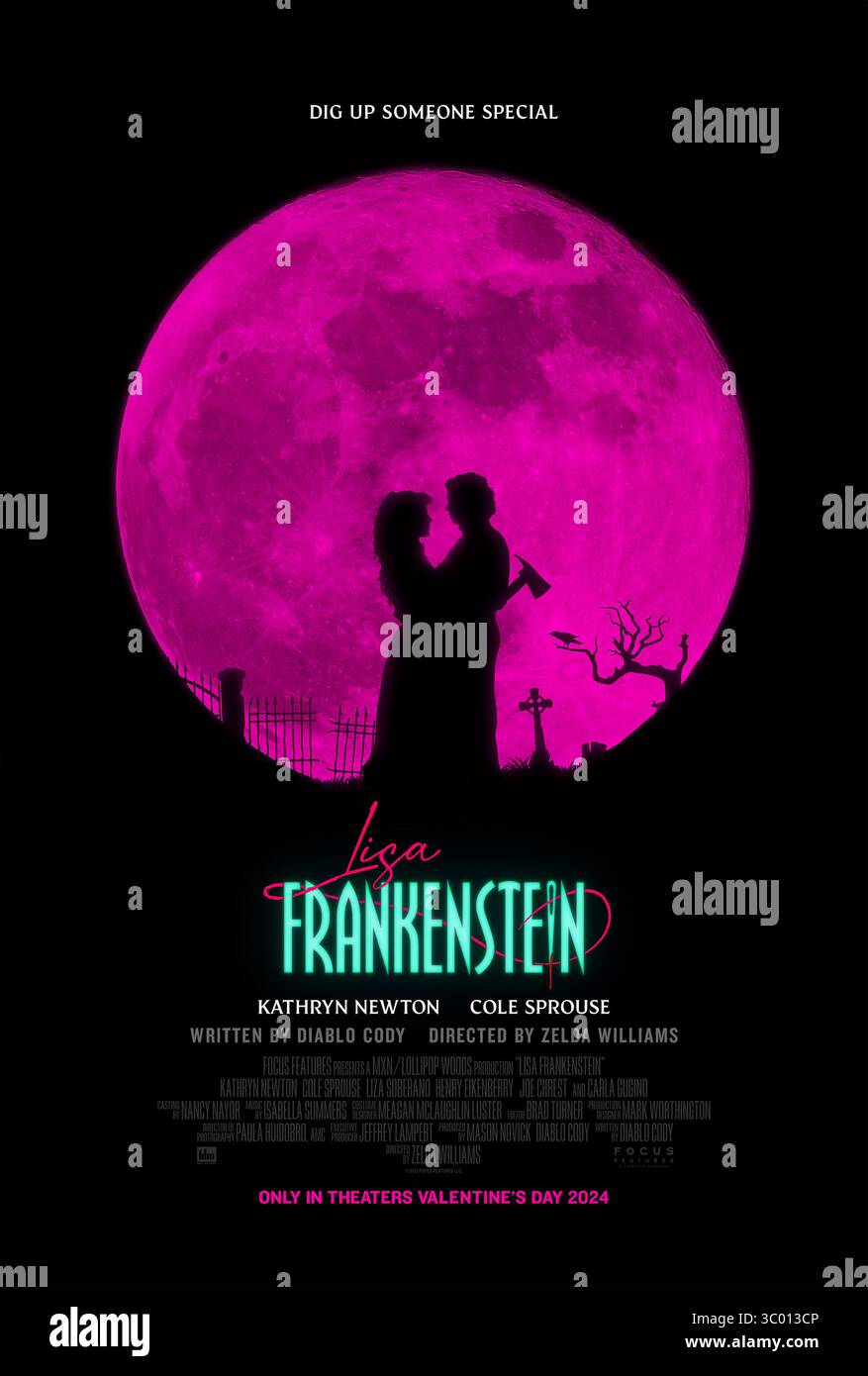 Lisa Frankenstein (2024)POSTER ART *Filmstill - Editorial Use Only* see ...