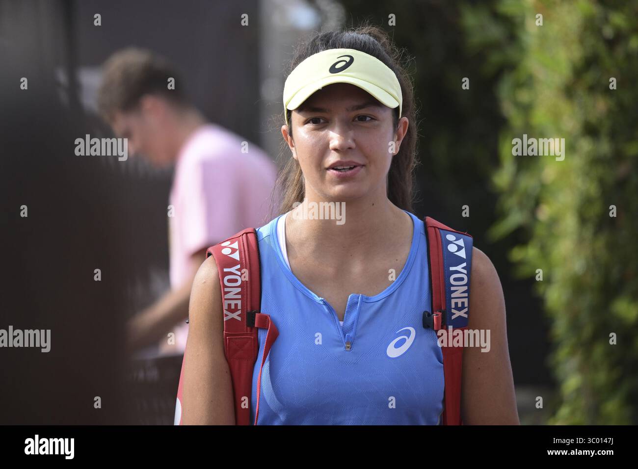 Petra Marcinko (CRO) before of final match of tournament against and ...