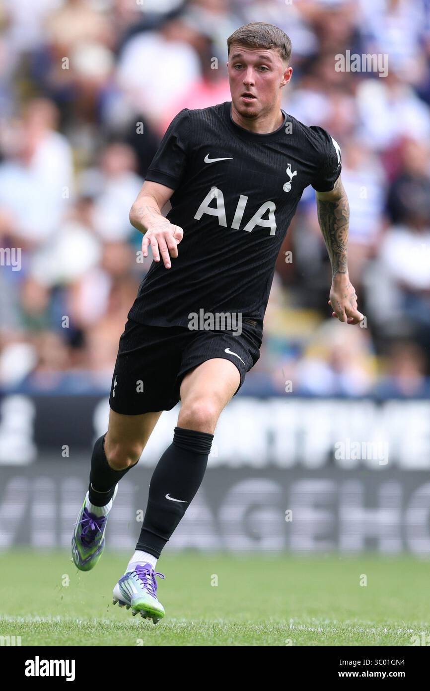 Reading, England, 19th July 2025. Alfie Devine of Tottenham Hotspur ...