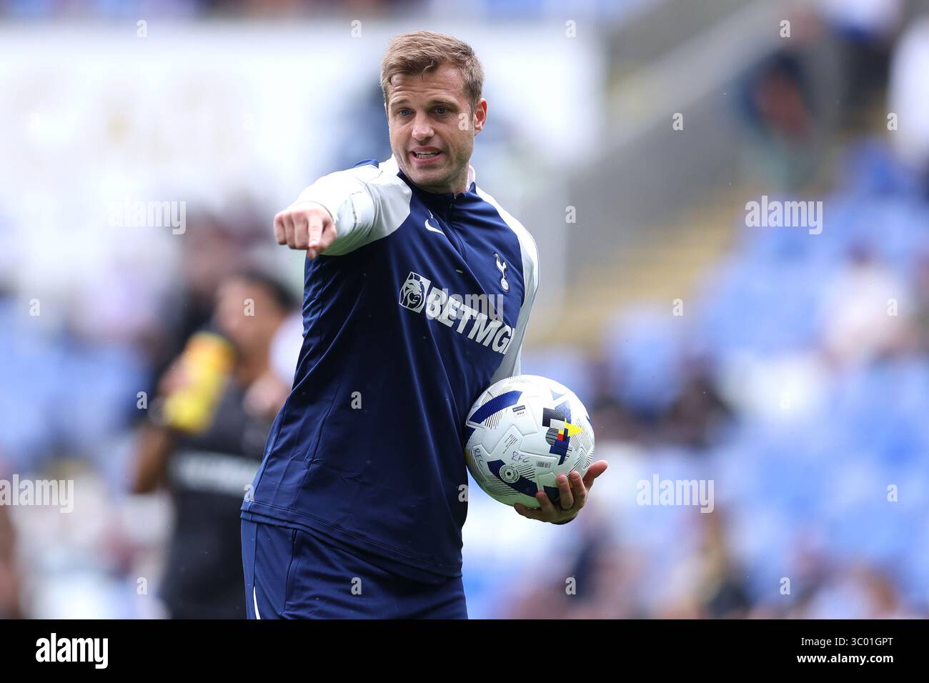 Reading, England, 19th July 2025. Tottenham Hotspur Coach Fabian Otte ...