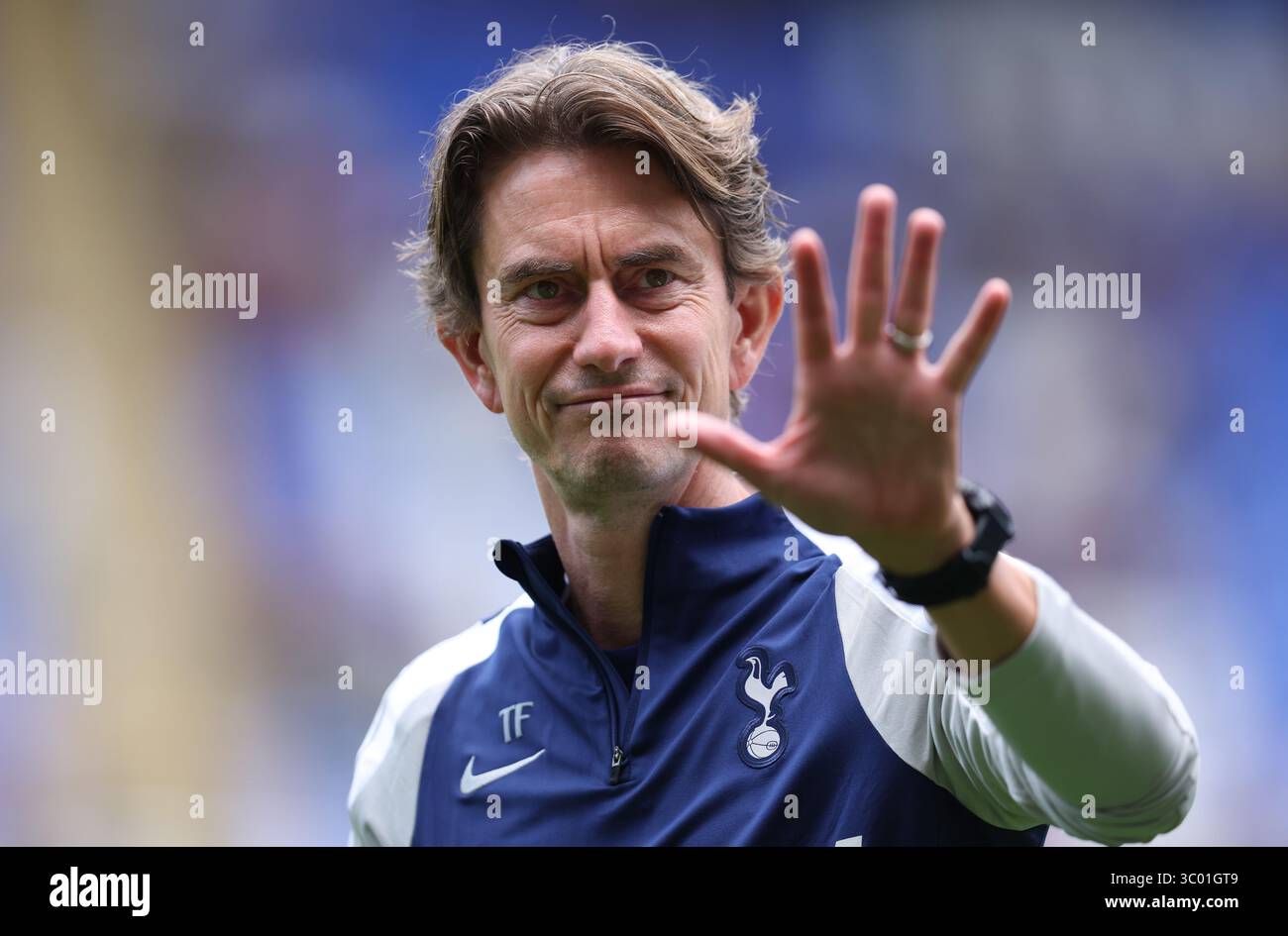 Reading, England, 19th July 2025. Thomas Frank, Manager of Tottenham ...