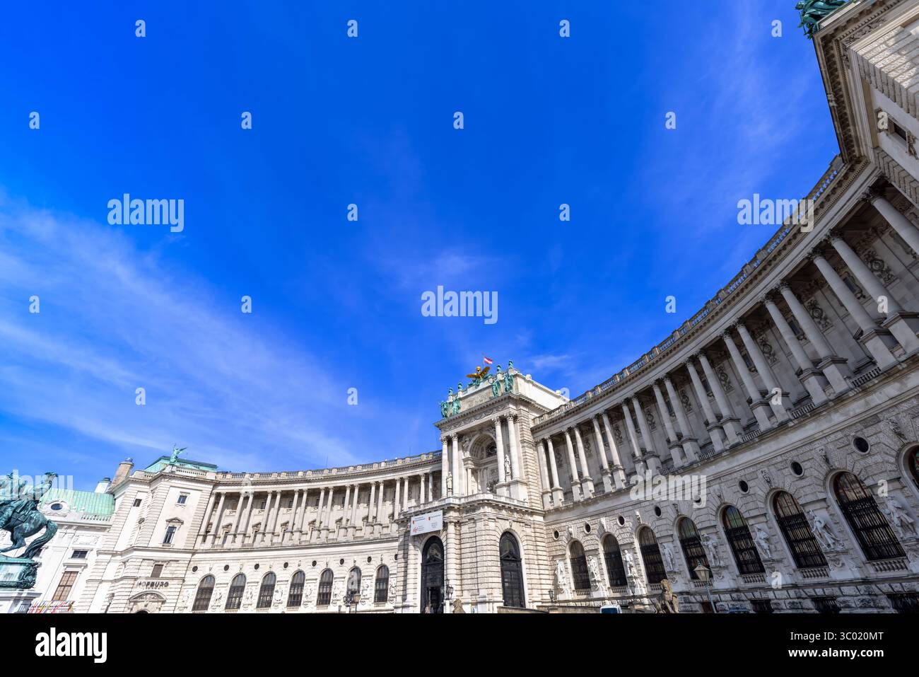 Austria, Vienna, famous Hofburg palace and Heldenplatz - Heroes Square ...