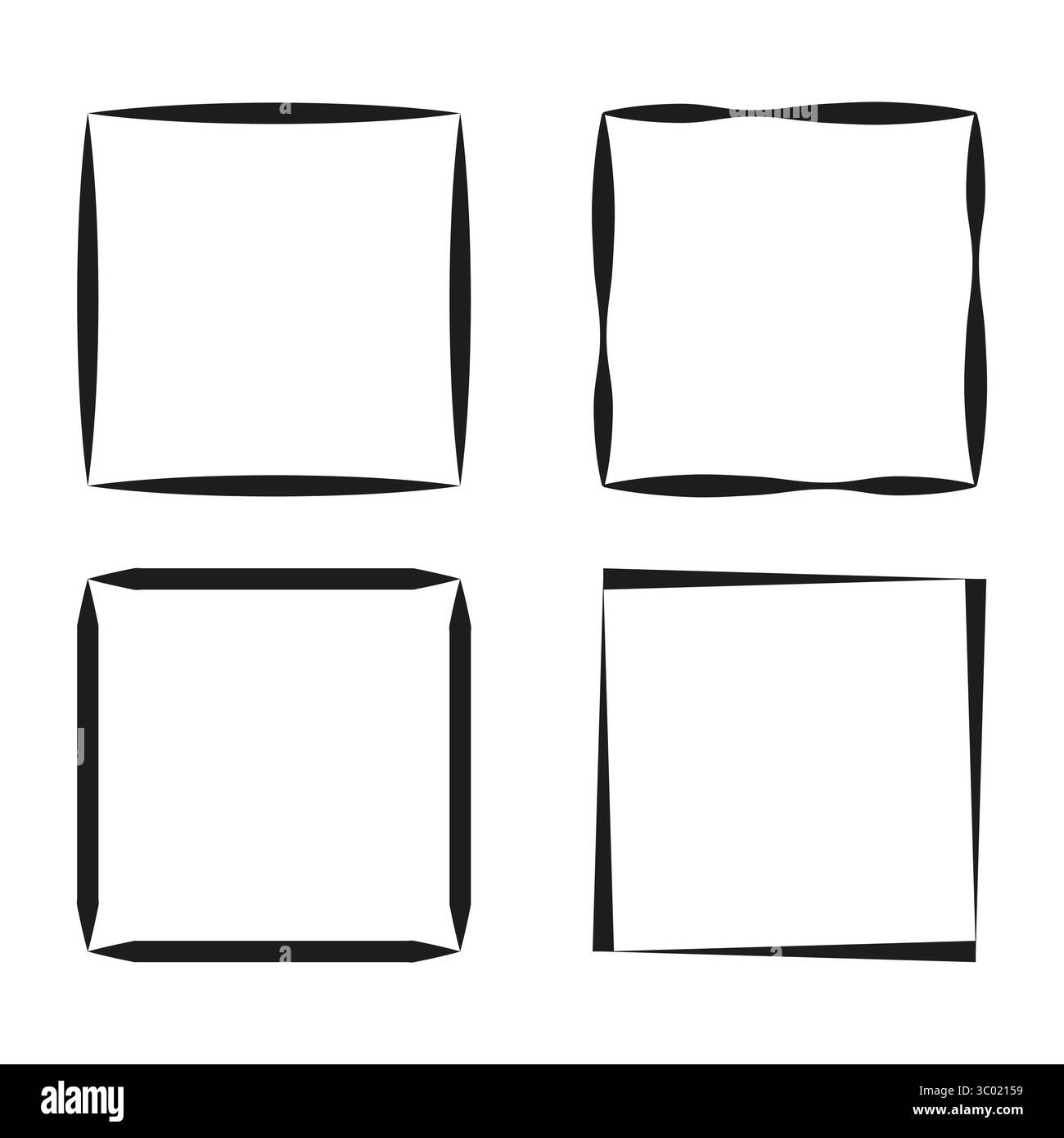 Corner square section line hi-res stock photography and images - Alamy