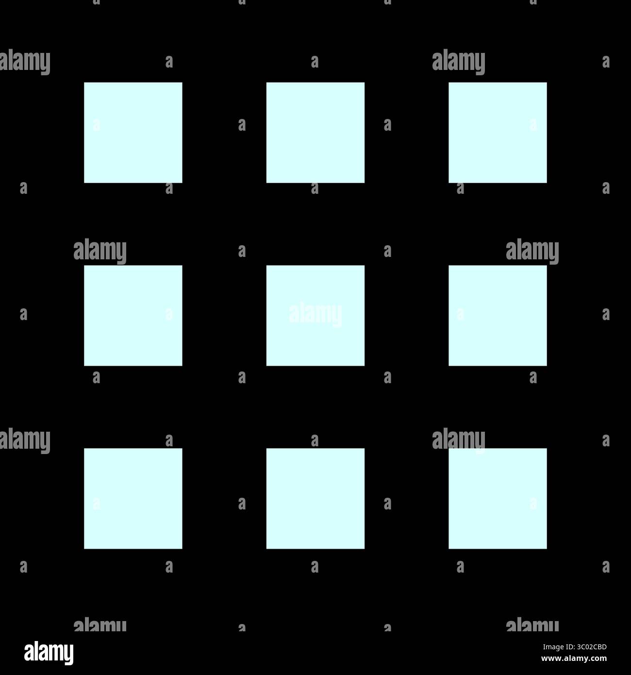 Light blue squares. Grid pattern arrangement. Geometric shapes Vector ...
