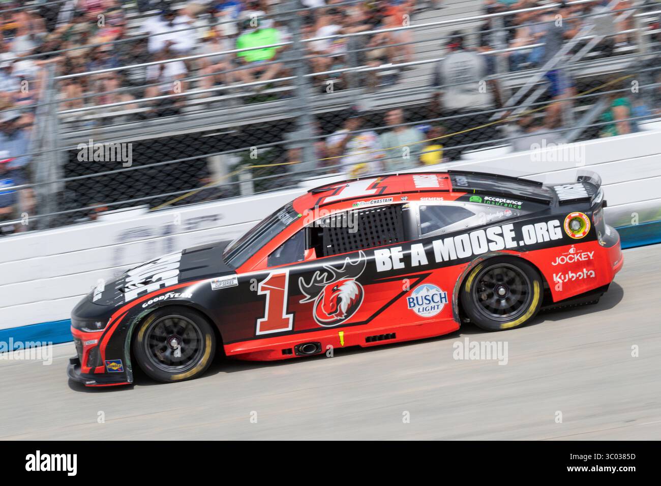 DOVER, DE - JULY 20: Ross Chastain (#1 Trackhouse Racing Moose ...