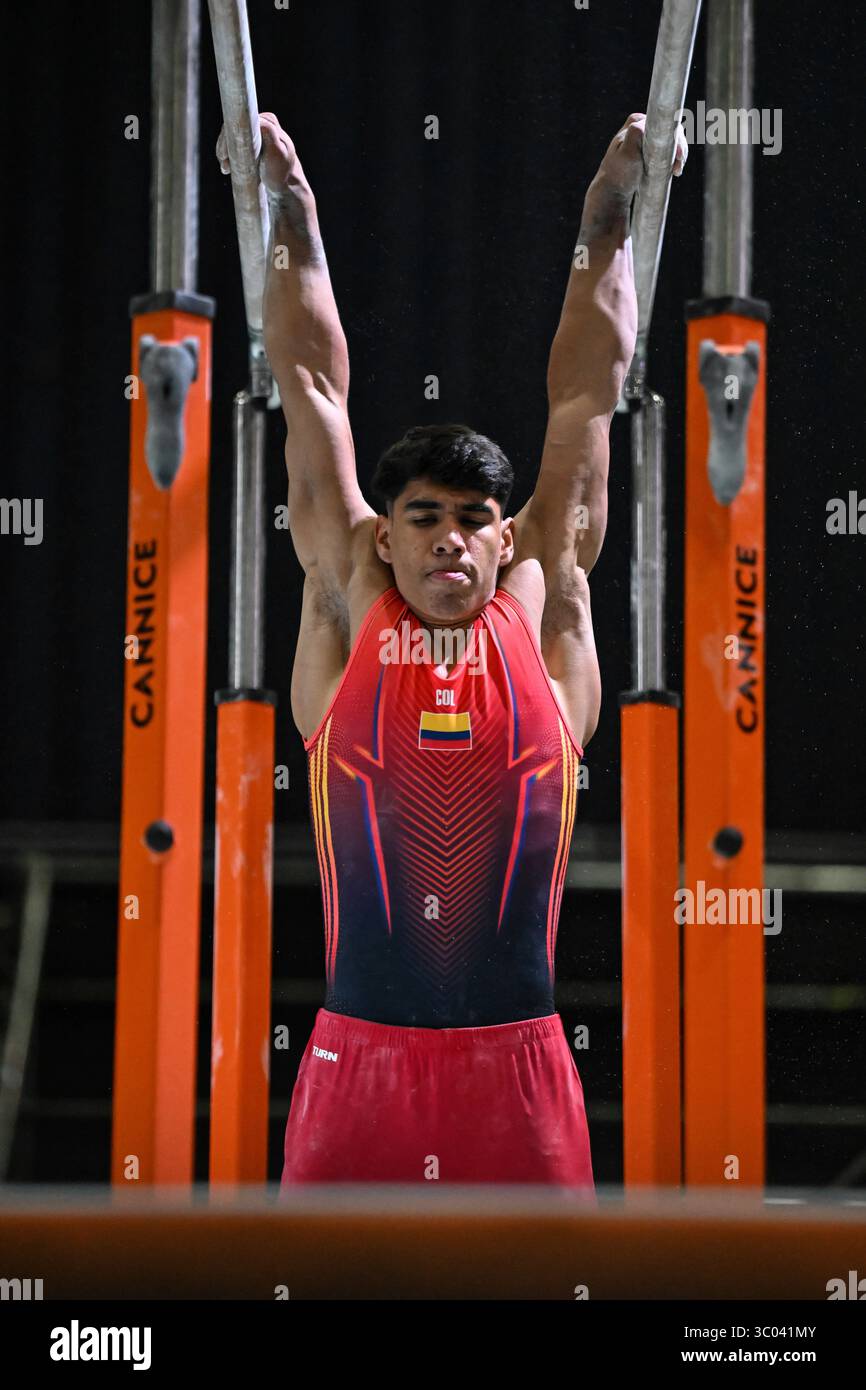 June 10, 2025, Panama City, Panama: ANGEL BARAJAS practices on the ...