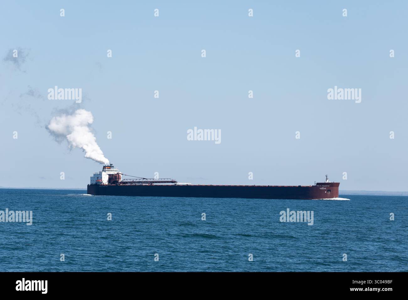 DULUTH, MN - 4 MAY 2025: The Paul R Tregurtha, an iron ore bulk carrier ...