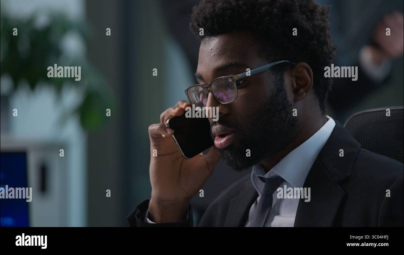 Two managers negotiating in office hi-res stock photography and images ...