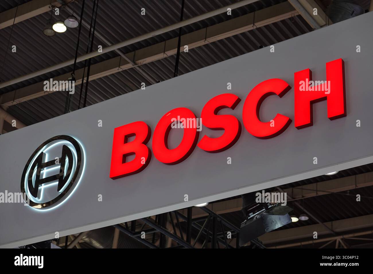 BOSCH Logo at the 3rd China International Supply Chain Expo in Beijing ...
