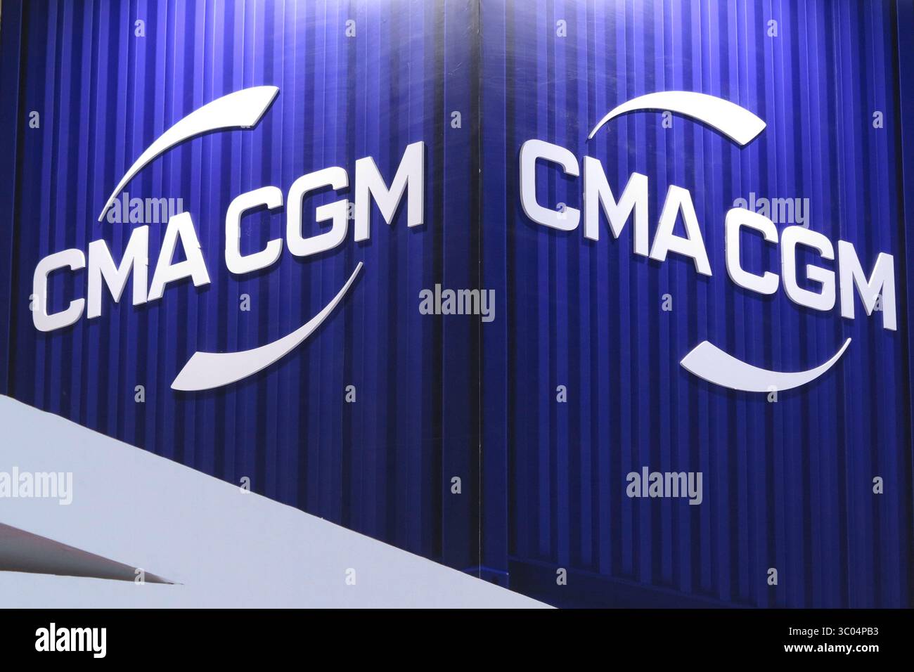 CMA CGM Logo at the 3rd China International Supply Chain Expo in ...