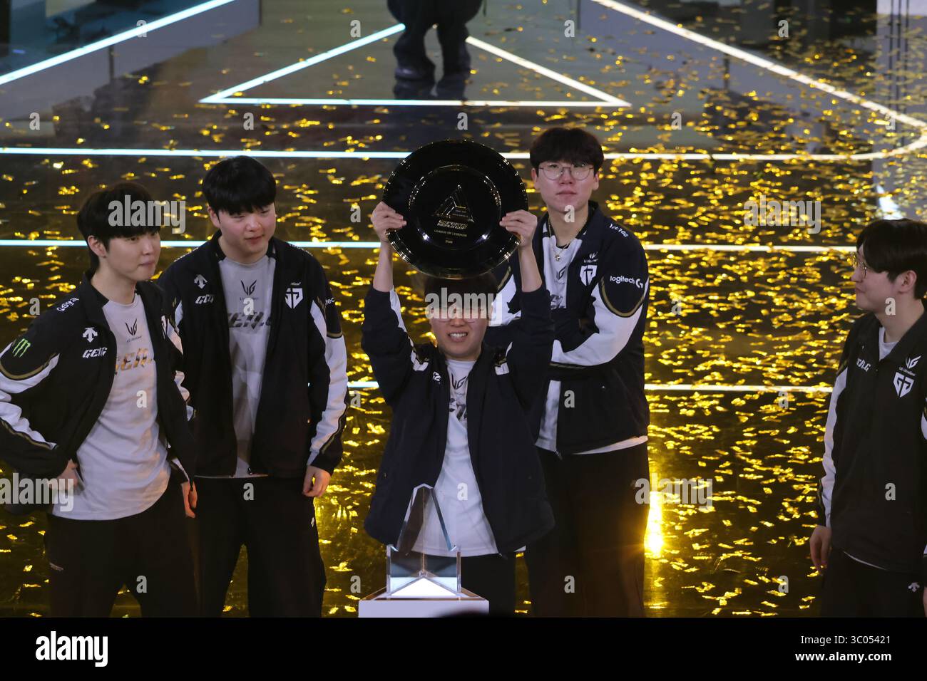 Riyadh, Saudi Arabia. 20th July, 2025. Team Gen.G Esports celebrate ...