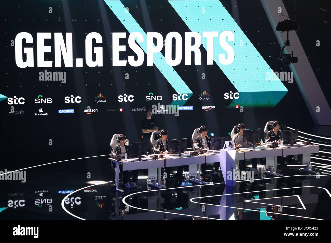 Riyadh, Saudi Arabia. 20th July, 2025. Team Gen.G Esports compete ...