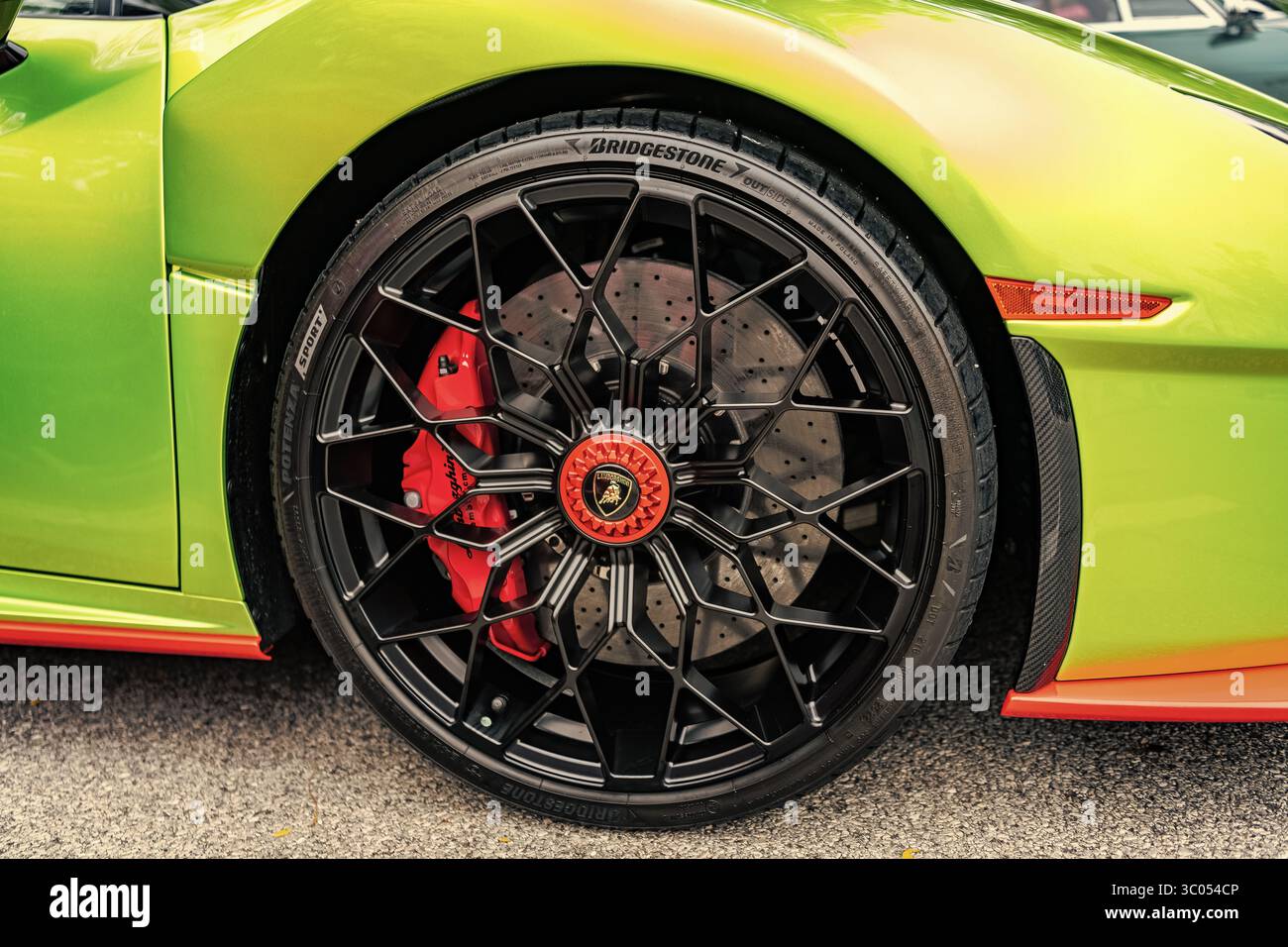 Chicago, Illinois - September 29, 2024: 2021 Lamborghini Huracan STO ...