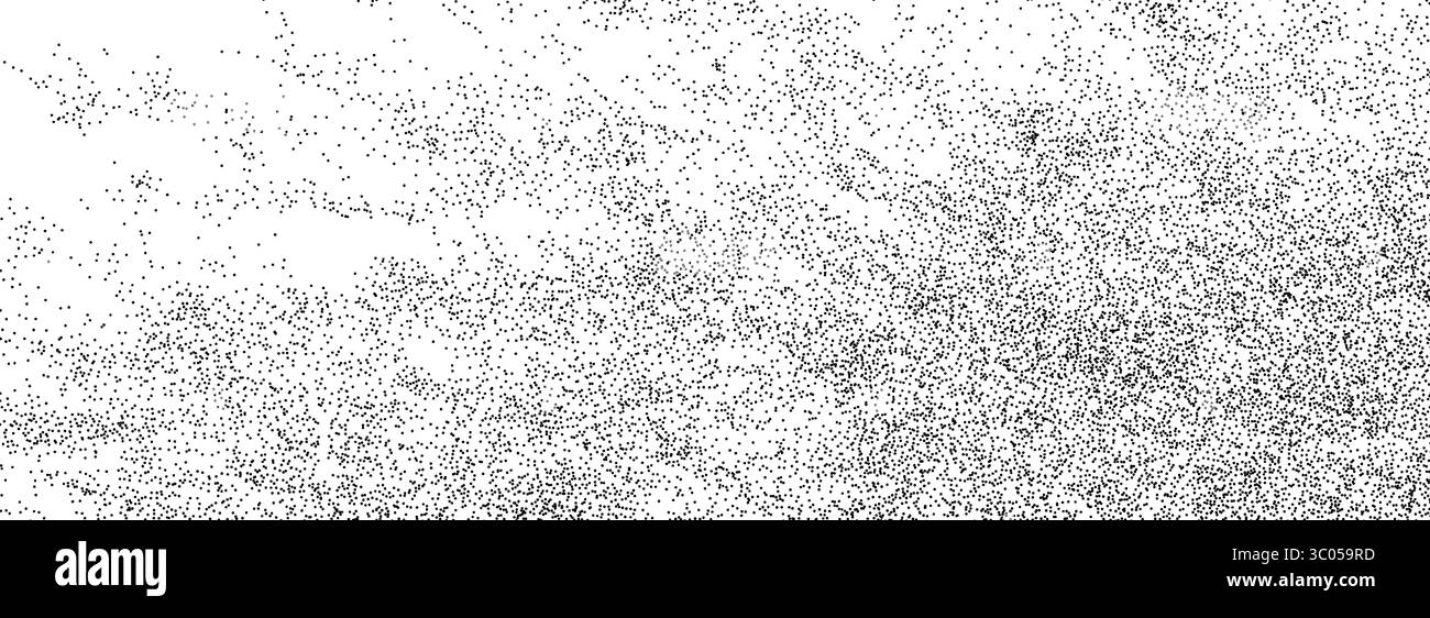 Abstract sand grain texture. Stippled gritty noise background ...