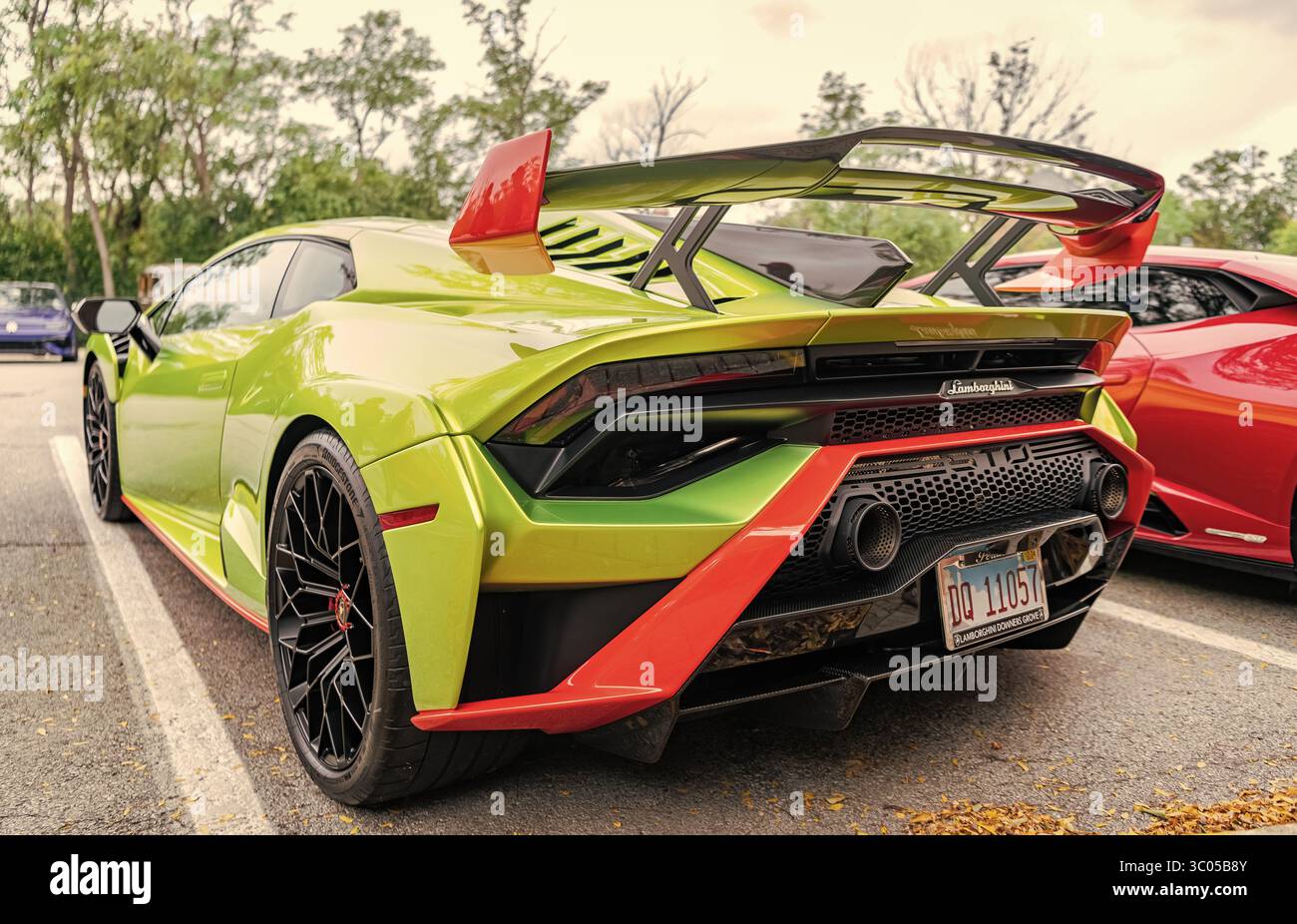Chicago, Illinois - September 29, 2024: 2021 Lamborghini Huracan STO ...