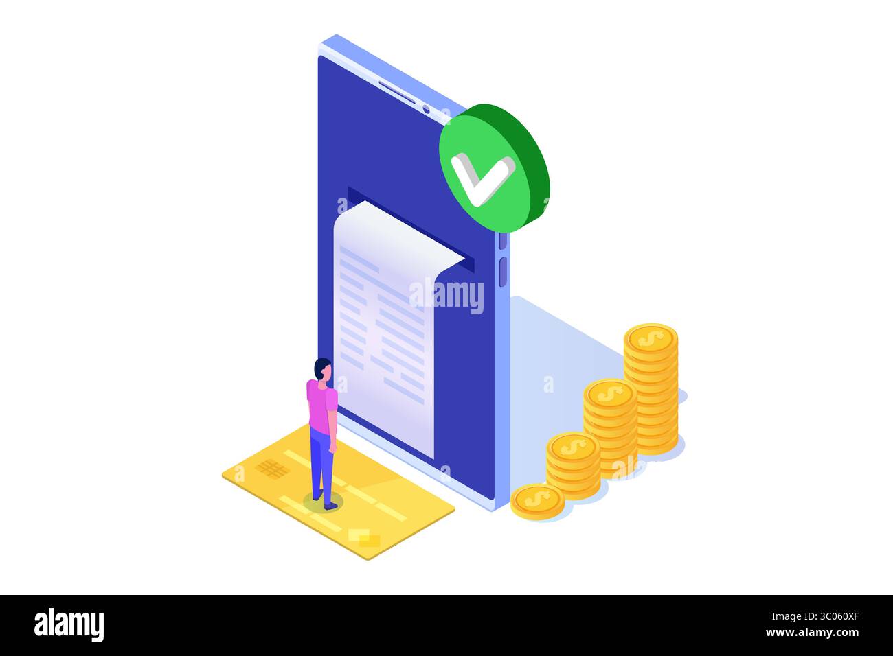 Monetary system illustration Stock Vector Images - Alamy