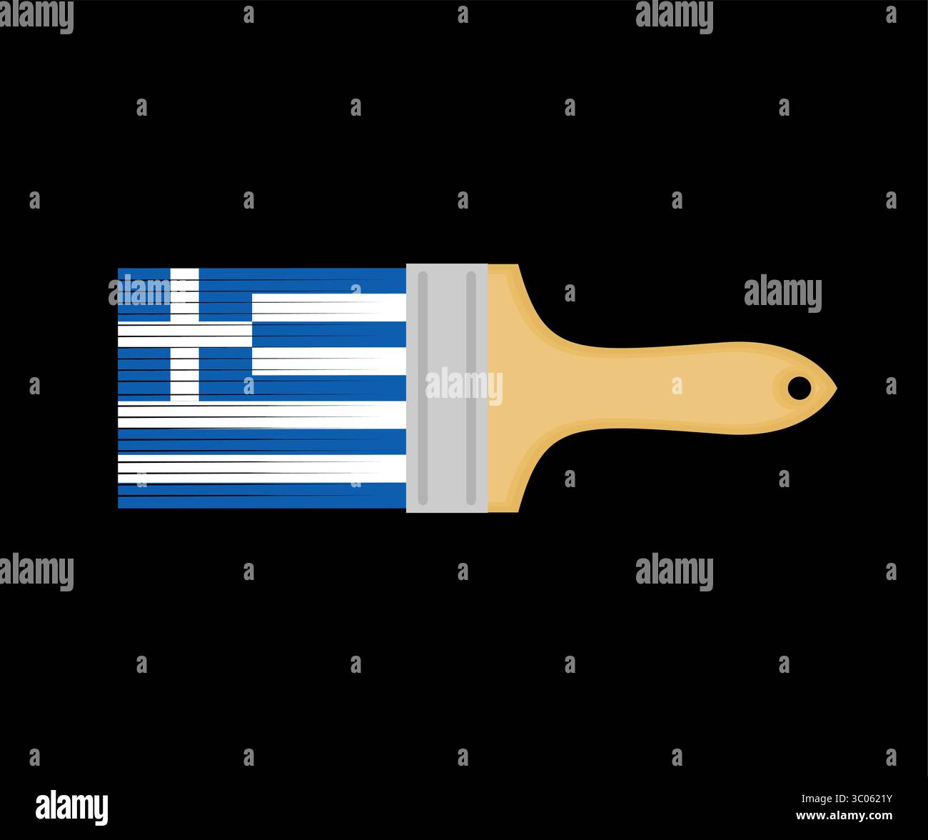 Hellenic pride flag Stock Vector Images - Alamy