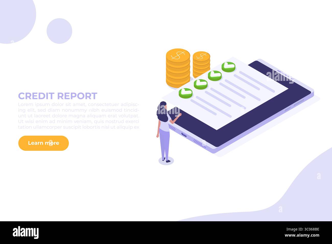 Digital insurance concept check Stock Vector Images - Alamy