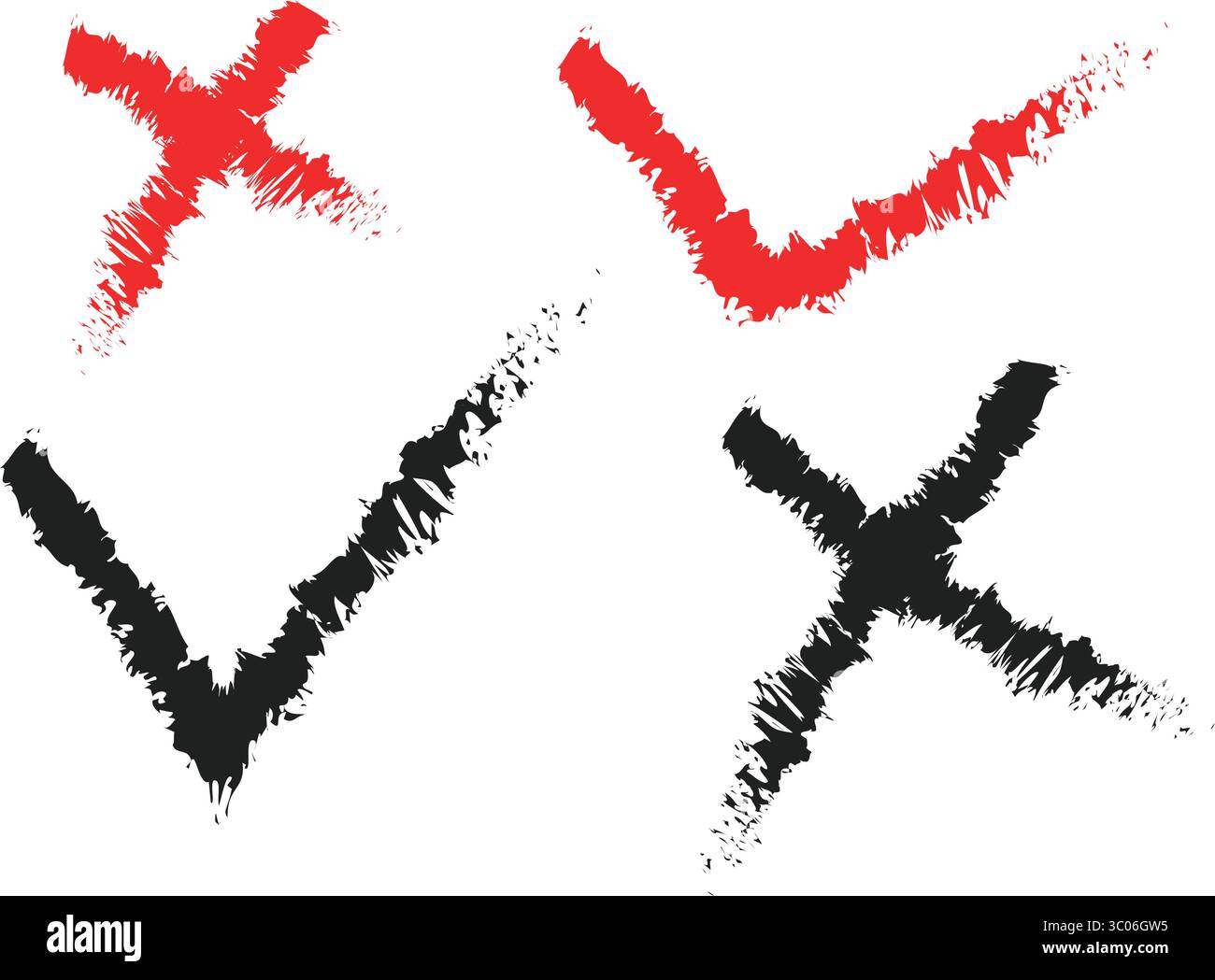 Tick and cros hi-res stock photography and images - Alamy