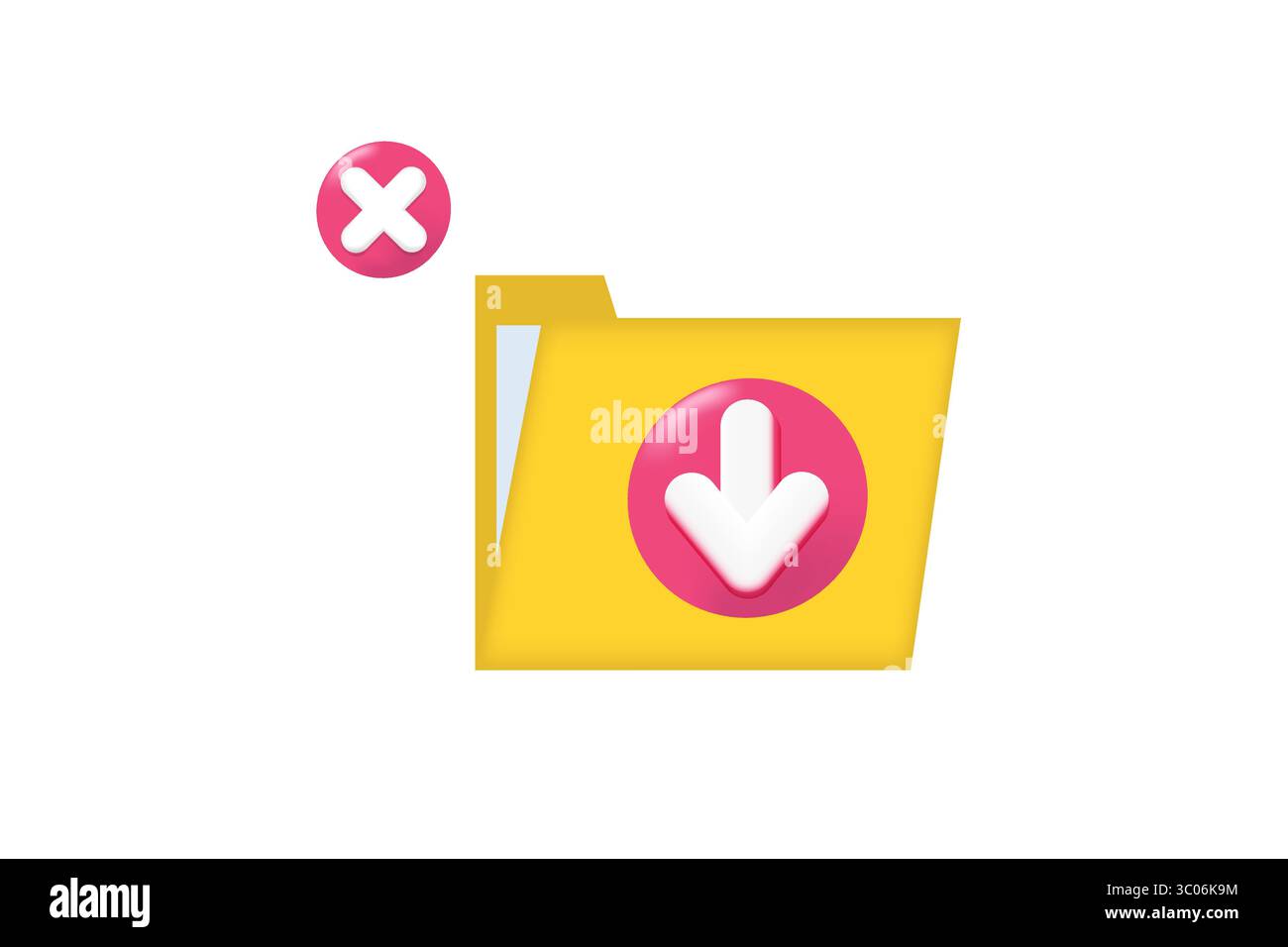 Alert folder download hi-res stock photography and images - Alamy