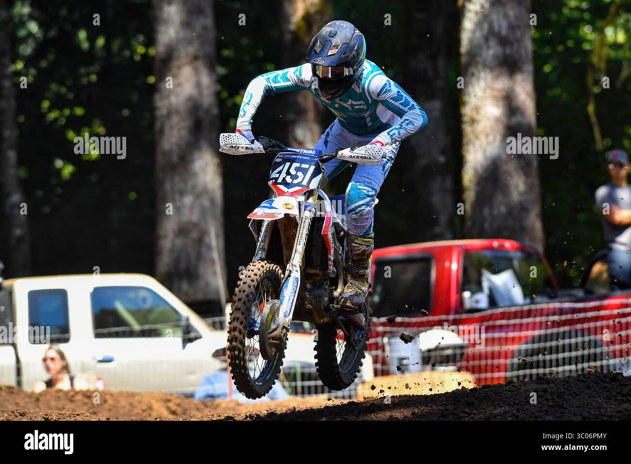 July 19, 2025: Bar Aviation 250 rider Dalton Venter (451) in the 8th ...